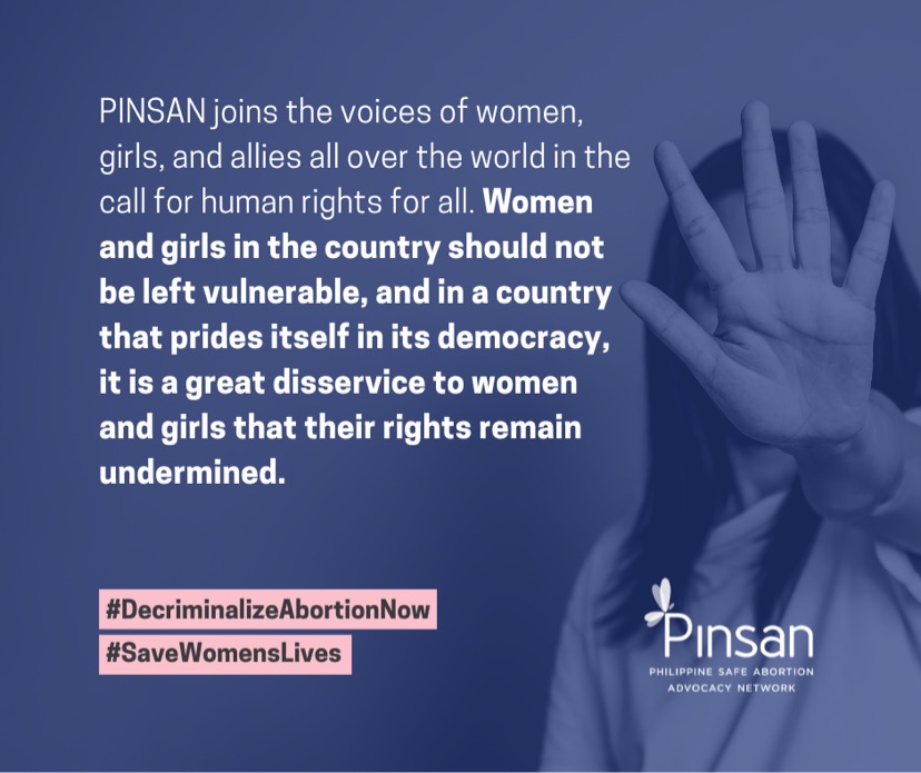 Pinsan | PINSAN calls to Decriminalize Induced Abortion as Priority ...